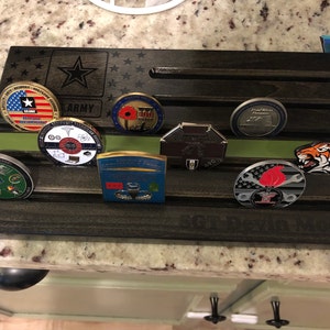 Challenge Coin Board We Customize for Free | Etsy