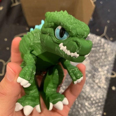 Flexi Godzilla 3D Printed - Etsy