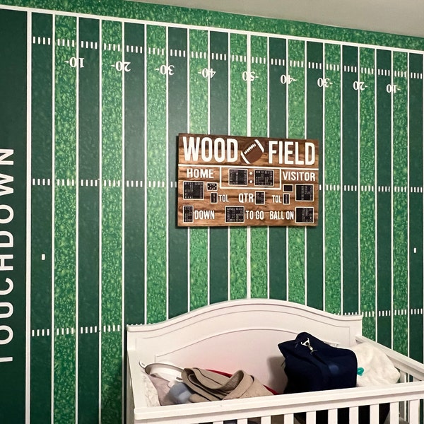 Football Scoreboard | All Sizes | Personalized Sports-themed Room ...