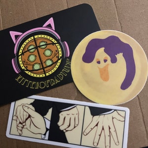 Pink Heart Guillotine Sticker, Dark Humor Sticker, Kawaii Pink Sticker ...