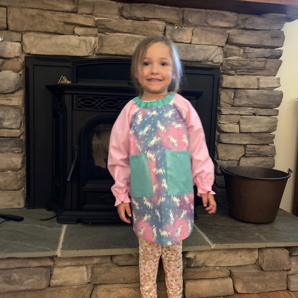 Baby School Smock PDF Pattern 6m - 6 Yrs With 1 or 2 Pockets: School ...