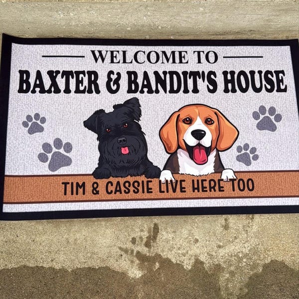 Custom Teacher Welcome Mat, Personalized Classroom Doormat, Back to ...