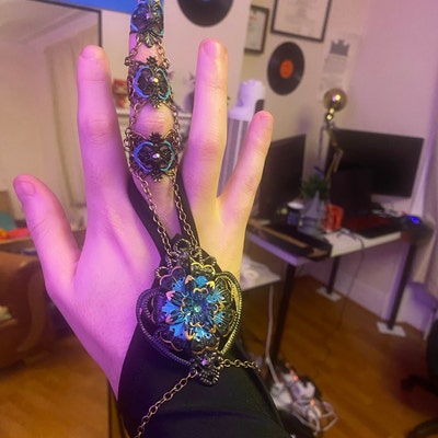 Elven Armour Full Finger Armour Silver Adjustable Claw Ring - Etsy