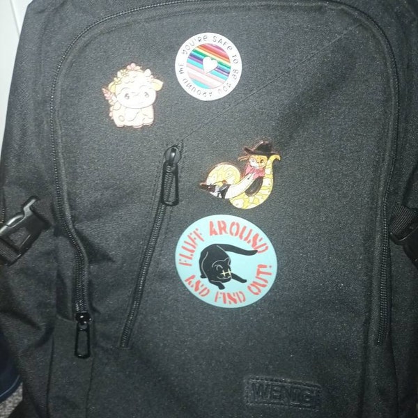 Stay Positive Battery Enamel Lapel Pin, Encouragement Brooch Badge ...