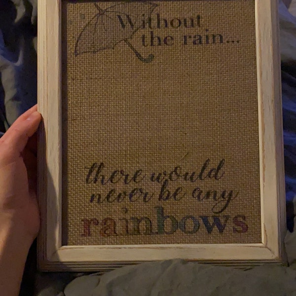 Family Isn't Always Blood - Blended Family Burlap Print - Custom ...