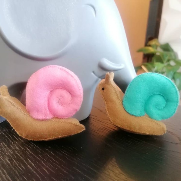 Garden 3D Felt Snail PDF Pattern Download, Sewing Tutorial - Etsy