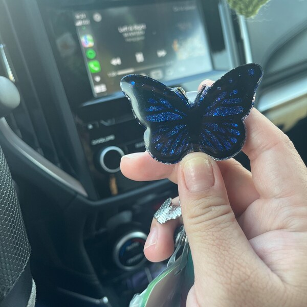 Monarch Butterfly Badge Reel, Orange Black Monarch Butterfly Badge Reel ...