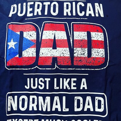 Puerto Rican Dad Father Day Gift Tshirt Birthday Gift for Dad Puerto ...