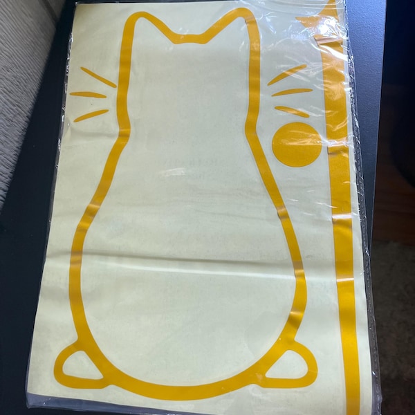 Cute Cartoon Cat Car Sticker, Funny Cat Scratch Decals, Custom ...