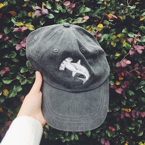 HAMMERHEAD SHARK HAT Embroidered Women Men Wildlife Baseball Cap Price ...