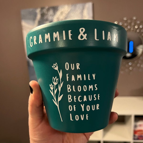 Mother's Day Gift | Personalized Flower Pot | Custom | Design Your Own ...