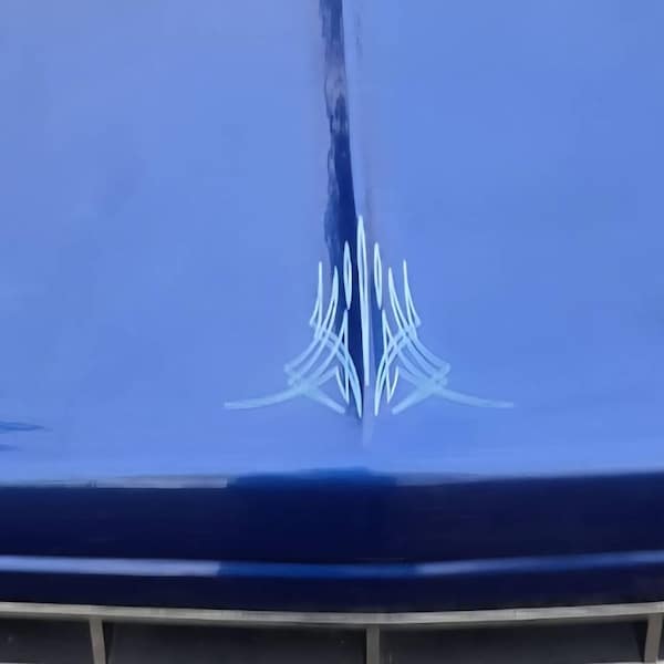 Classic Hot Rod Pinstripe Vinyl Decal - Authentic Look for Your Ride ...