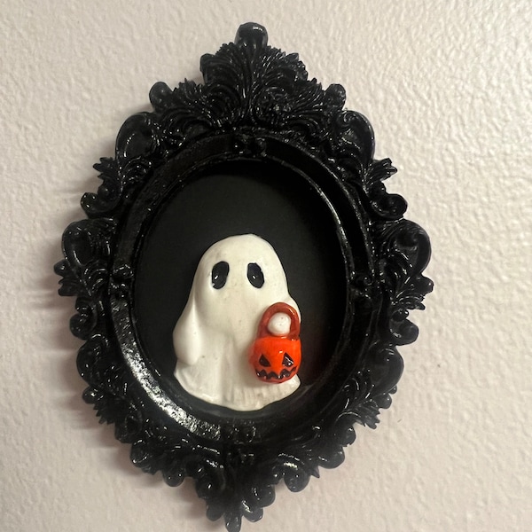 Trick or Treat Boo, Cute Ghost, Gothic Home Decor, Witchy Decor ...