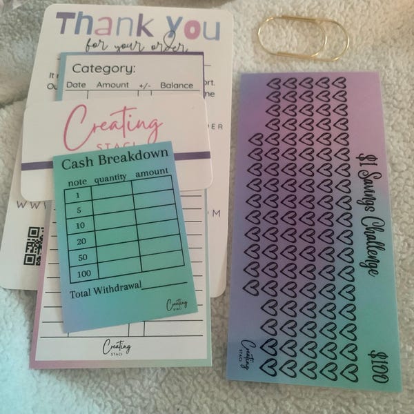 Expense Tracker Reusable Budget Expense Trackers Planner Expense ...