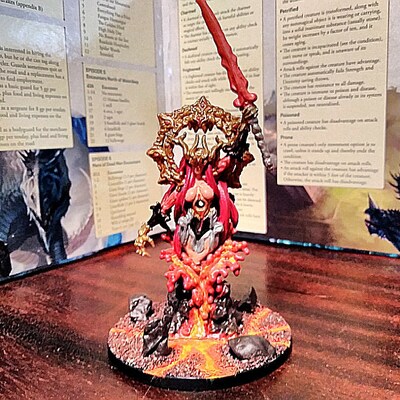 Fire Titan for Dungeons and Dragons - Etsy