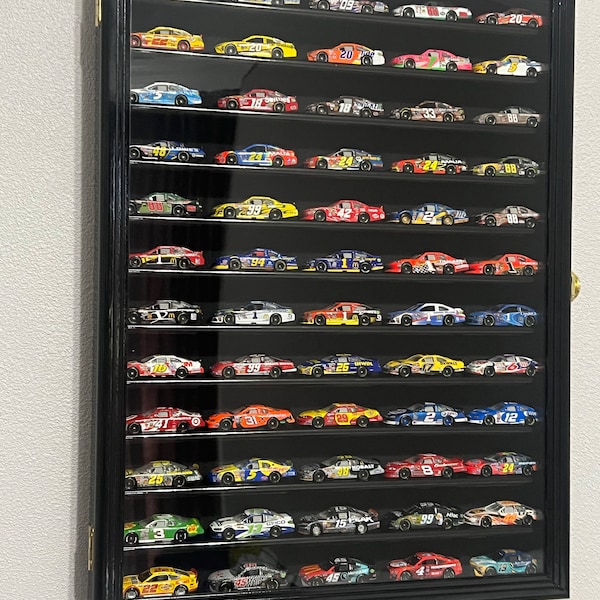 1/64 Diecast Display Case Cabinet Matchbox 1:64 Scale Model Car Wall ...