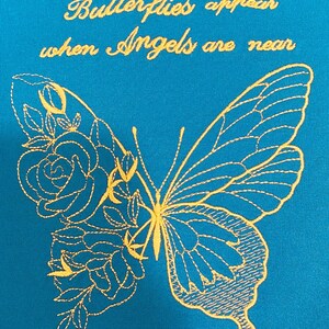 Butterfly Machine Embroidery Design - Etsy