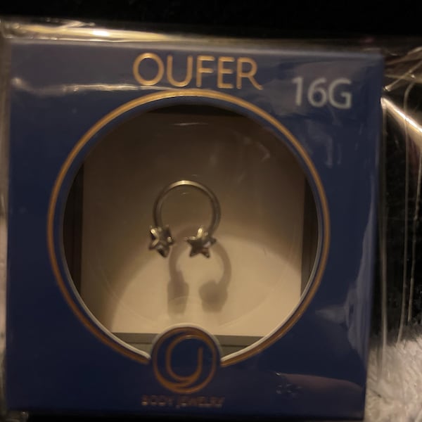 16G Stardust Septum Ring/daith Earring/septum Piercing/cartilage Hoop ...