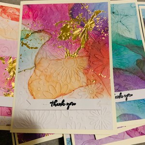 Pack of 04: Handmade Blank Card Packs Floral Card Packs - Etsy Canada