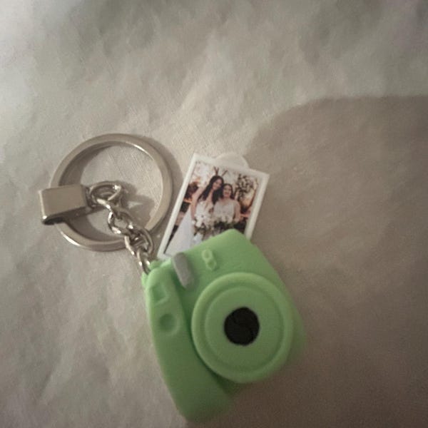 Mini Camera Keychain and Your Own Personalized Photo. Camera Keychain ...