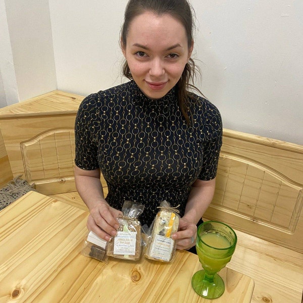 Lavender Lilac Calendula Soap, (types of Lavender Spikes May Vary). 4 ...