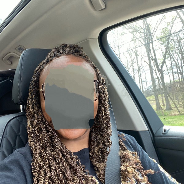 Knotless Jumbo Rope Twist in Red Color, Full Lace Unit Red Chunky ...