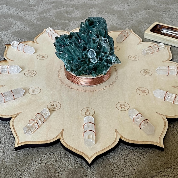 Reiki World Peace Crystal Grid - Altar Decoration - Etsy
