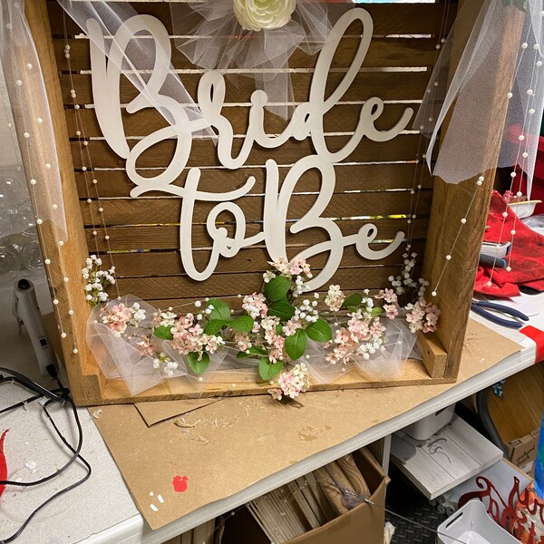 Bride to Be Wooden Sign / Bridal Shower / Future Mrs. / Bride Gift ...