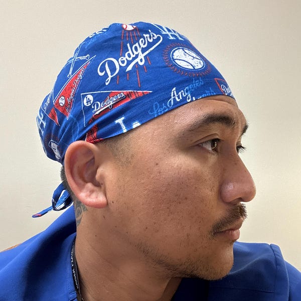 Dodgers Do-rag, Skull Cap, Chemo Cap, Headwear - Etsy