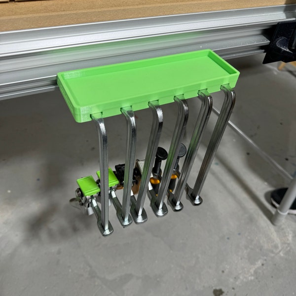Festool Quick Clamp Rack X6 & Pencil Storage Tray for Festool MFT/3 ...