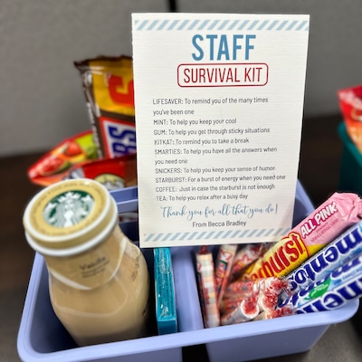Editable Middle School Survival Kit Printable Class of 2028 - Etsy