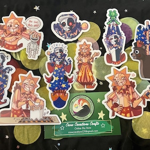 Sundrop FNAF Vinyl Sticker Set - Etsy