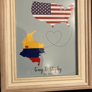 Exchange Student Map Raleigh North Carolina USA Matera - Etsy