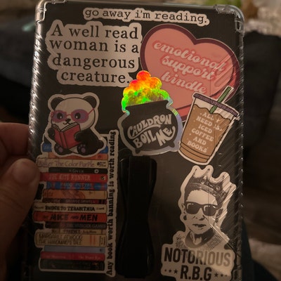 A Reader Lives a Thousand Lives Stickers for Kindle/laptop - Etsy