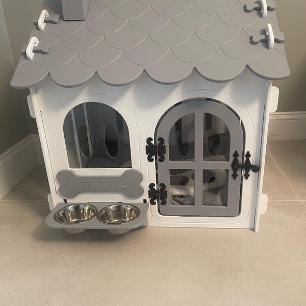 Modern Dog House, Wooden Pet House, İndoor Dog Bed, Dog Crate, Dog ...