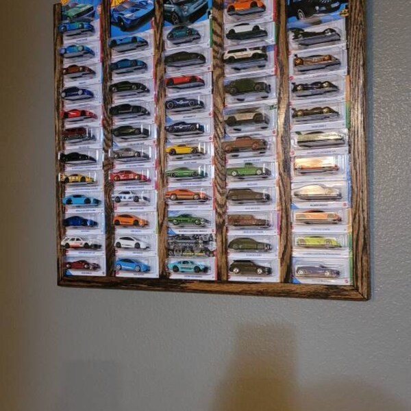 Unopened 1/64 Scale Die-cast Cars Oak Display Rack ("free" Shipping) - Etsy