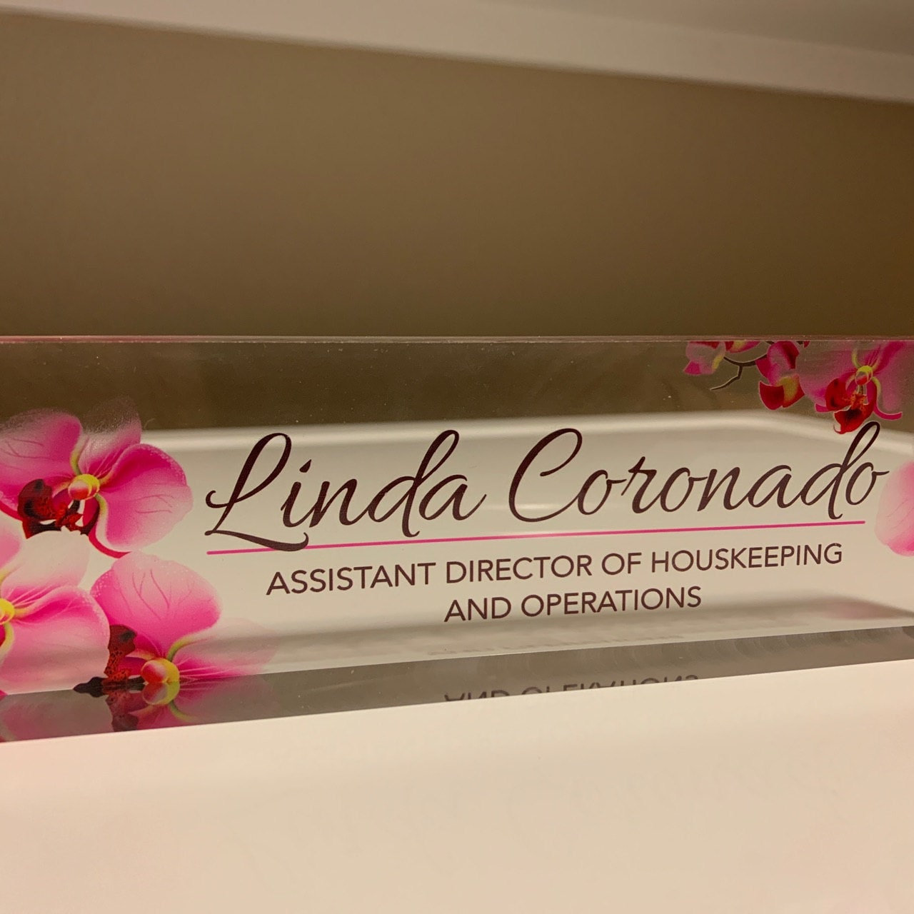 Personalized Name Plate for Desk | Custom Office Decor Nameplate Sign ...