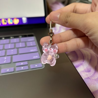 Cute Pig and Chick Egg Phone Charm, Kawaii Phone Accessory, Eggy ...