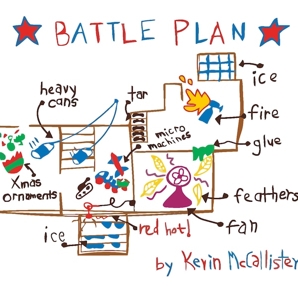 Home Alone Battle Plan W/ Landscape View Svg, Ai, Dxf, Emf, Png, Pdf ...