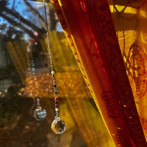 Rainbow Crystal Suncatcher Window Decoration - Etsy