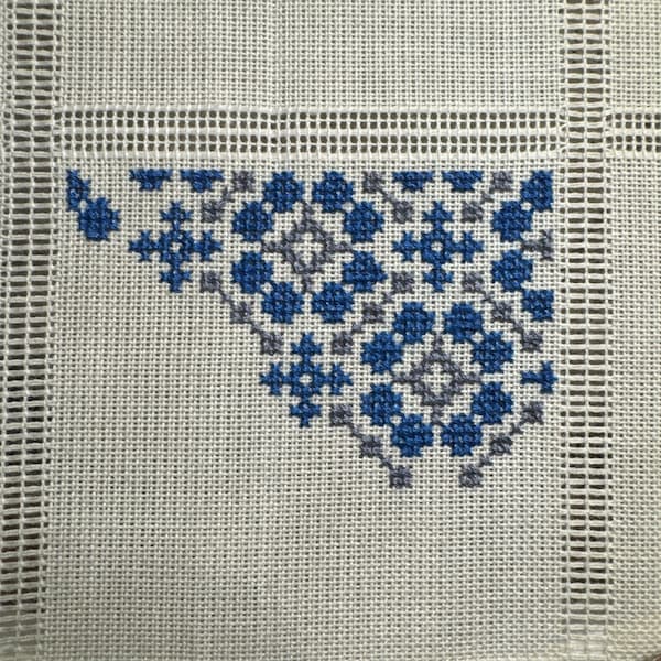 Cross Stitch Pattern Sampler, Square Tile Cross Stitch Pattern ...
