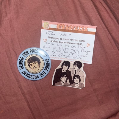 The Beatles Cartoon Badges/pins/buttons - Etsy