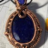Red Fire Labradorite Pendant Copper Wire Wrapped Pendant Handmade ...