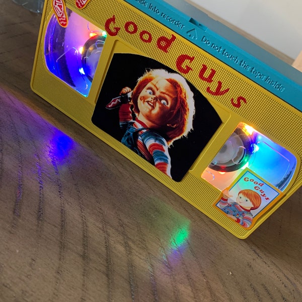 Retro VHS Lamp Chucky the Good Guys Child's Play Inspired Night Light ...