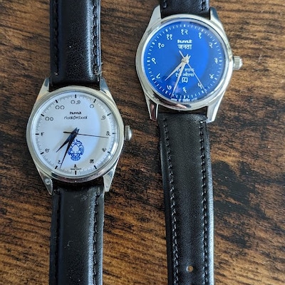 Vintage HMT Janata Red Hindi Dial Hand Winding Men's Watch Movement 17 ...