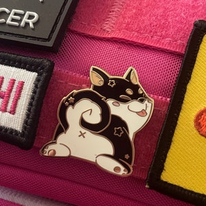 Cat Yin Yang Pin Black White Cats Hard Enamel Pins Kitty Keychain Vinyl ...