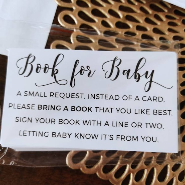 Book for Baby - Request Books Instead of a Card - Baby Shower ...