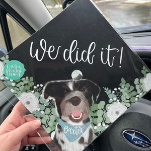 Custom paw Print Perfection Graduation Cap Topper/ - Etsy