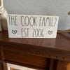 Any Wording - Block Wooden Signs - Personalised - Rae Dunn Inspired ...