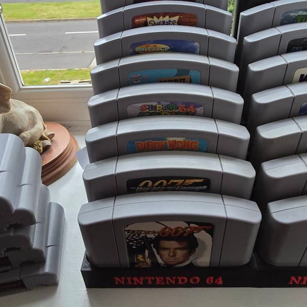 Nintendo 64 N64 Game Display Stand - Etsy